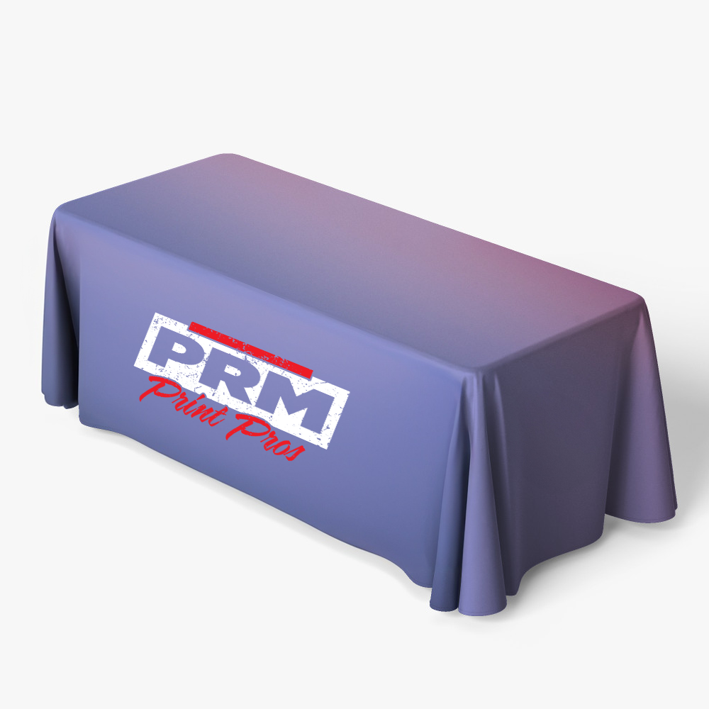 Custom Printed Table Covers | Full Color Trade Show Tablecloths – PRM ...