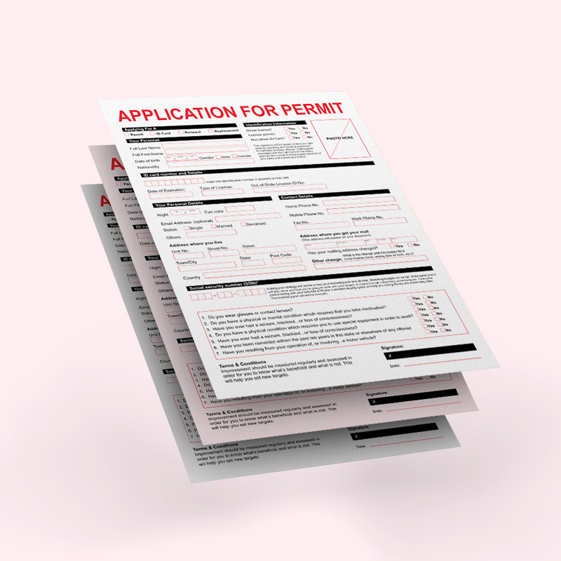 Custom NCR Forms Printing | 2-Part & 3-Part Carbonless Forms – PRM ...