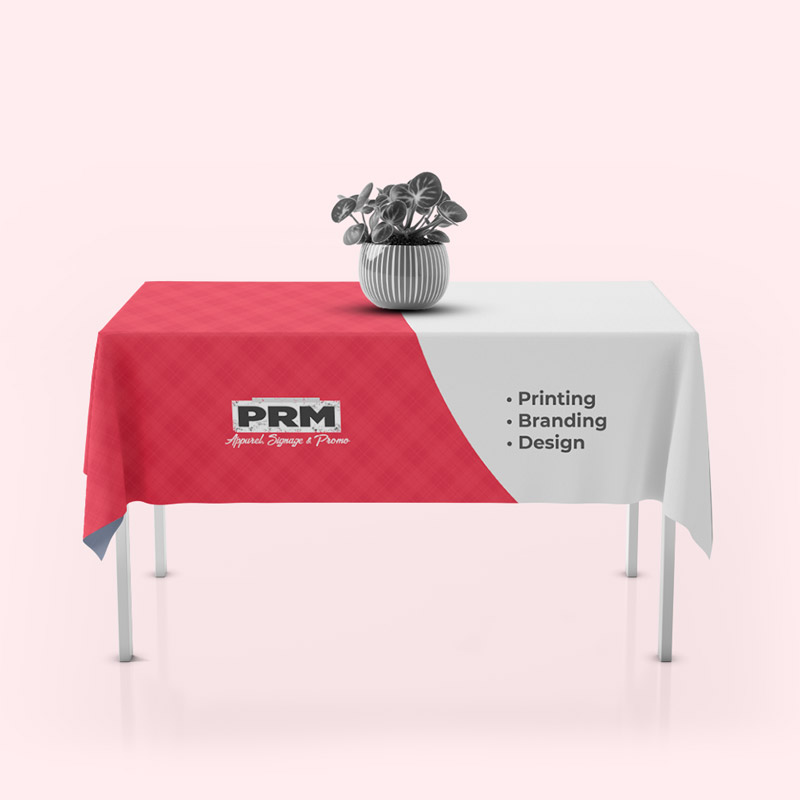 Custom Printed Table Covers | Full Color Trade Show Tablecloths – PRM ...