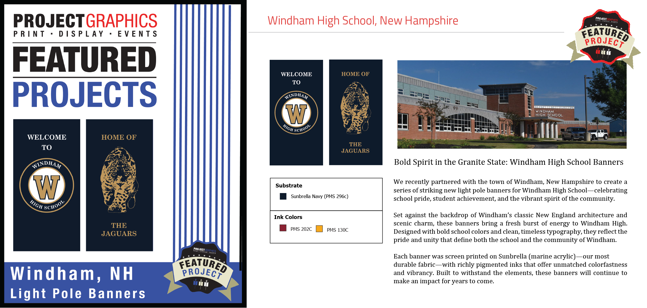 Bold Spirit in the Granite State: Windham High School Banners