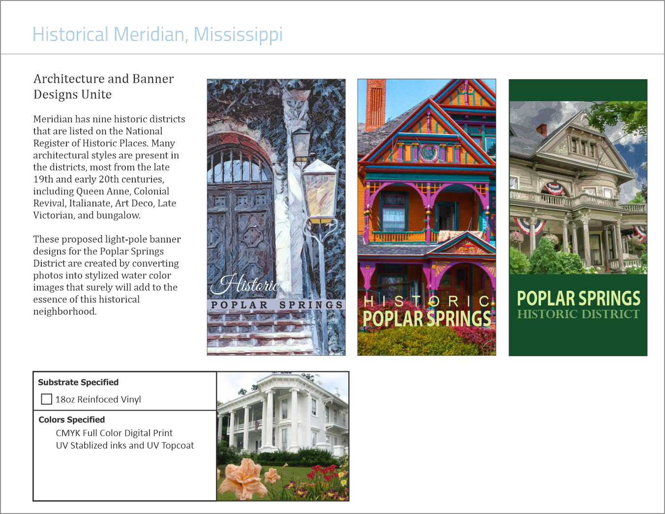 Historical Values and Architecture Combine with Elegant Banners