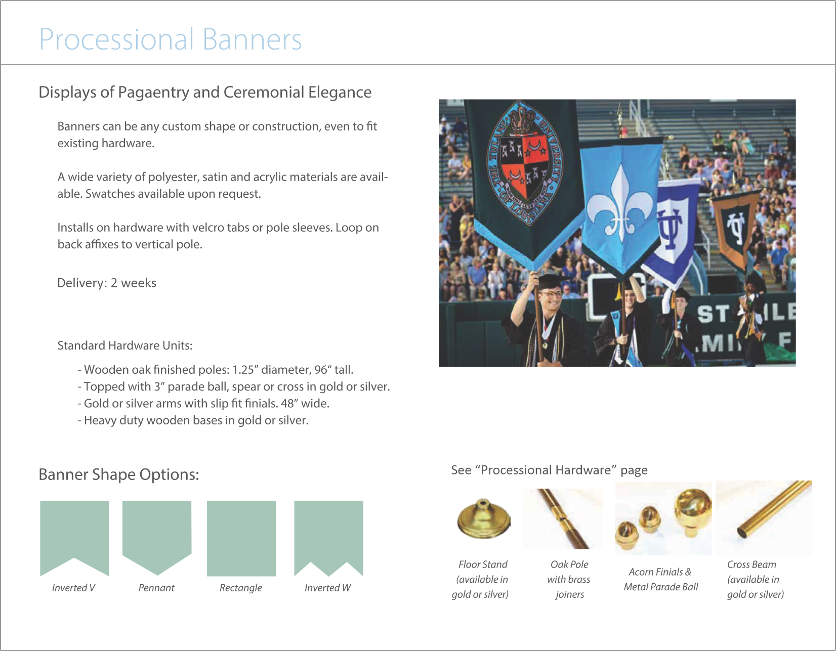 Processional Banners - Project Graphics, Inc.