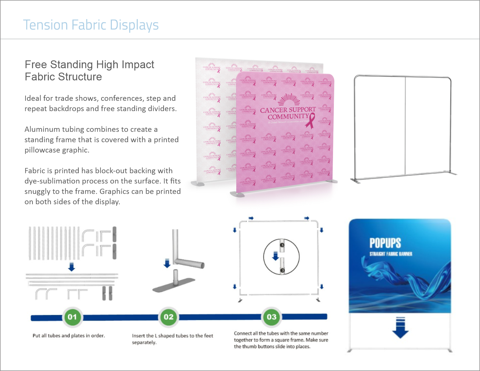 Tension Fabric Displays | Custom Fabric Exhibition & Event Displays