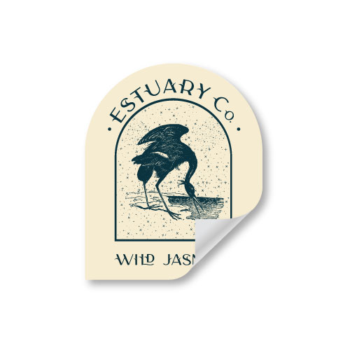 Arched Product Label 2 in x 2.5 in - Raghaus Inc.