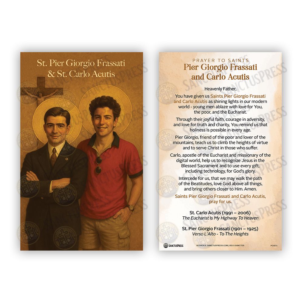 St. Carlo Acutis Prayer Cards - SanctusPress