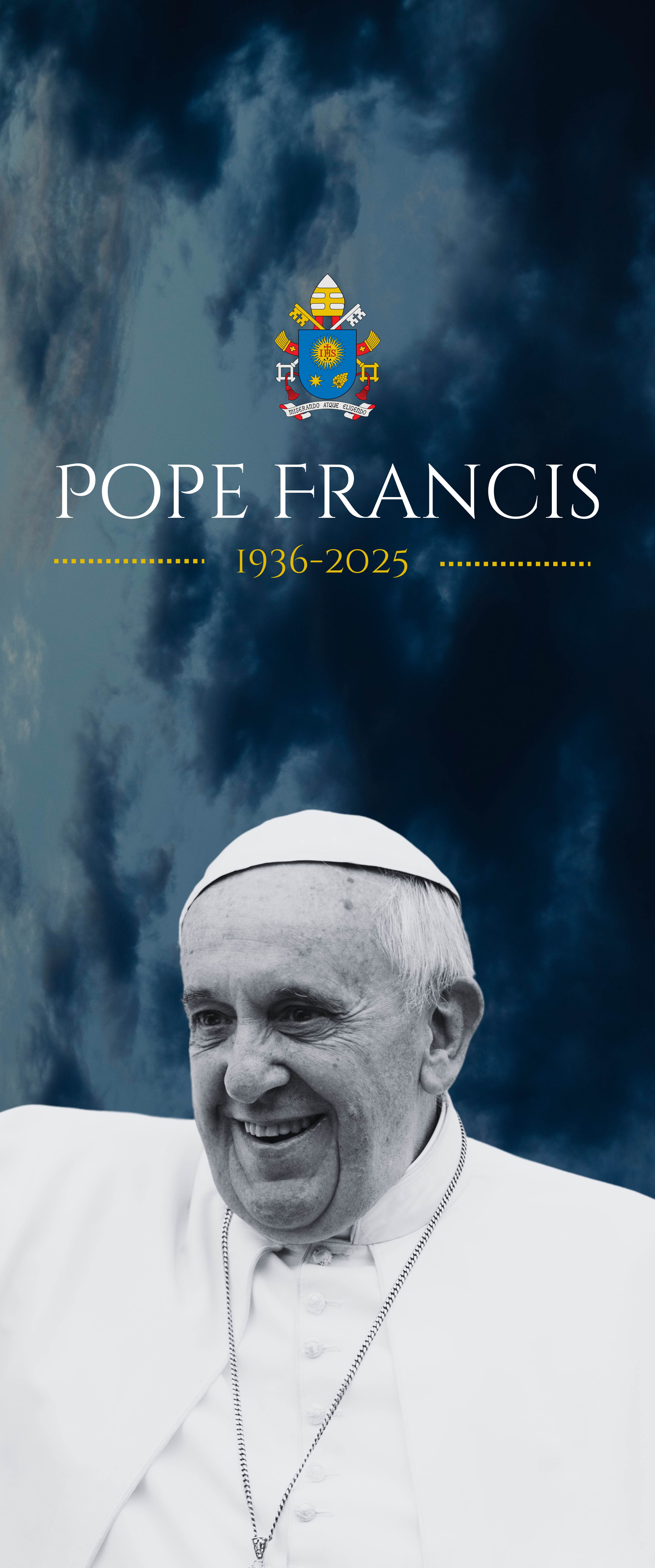 Pope Francis Banner Stand 3 - SanctusPress