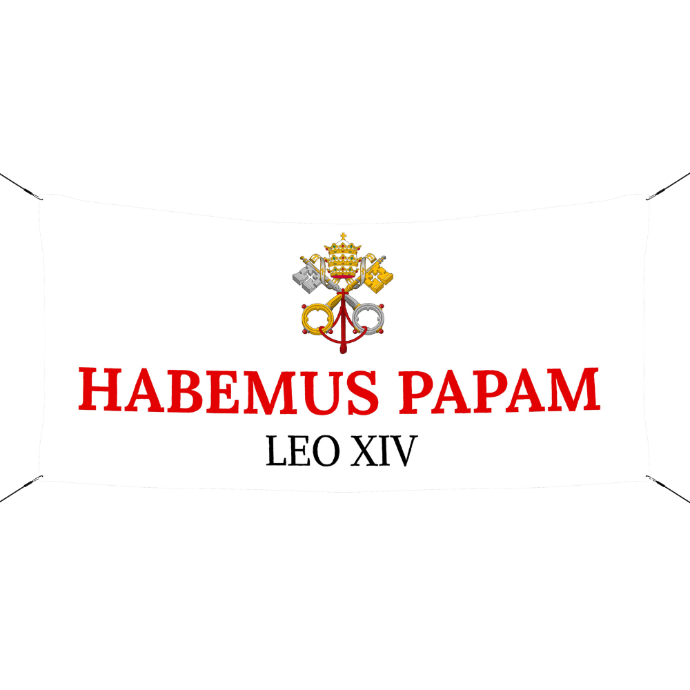 Pope Leo XIV - Vinyl Banner - Design #1 - SanctusPress