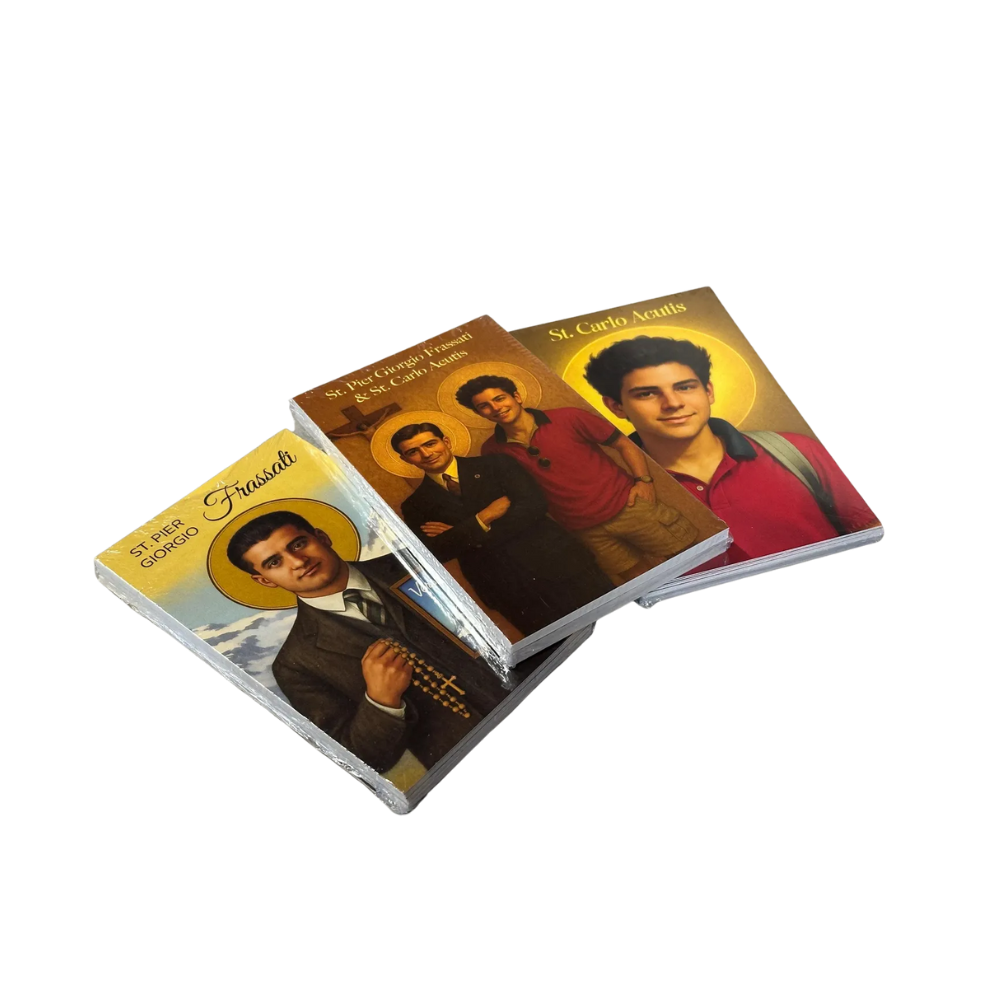 3 Set Bundle - St. Pier Giorgio Frassati & St. Carlo Acutis Prayer ...