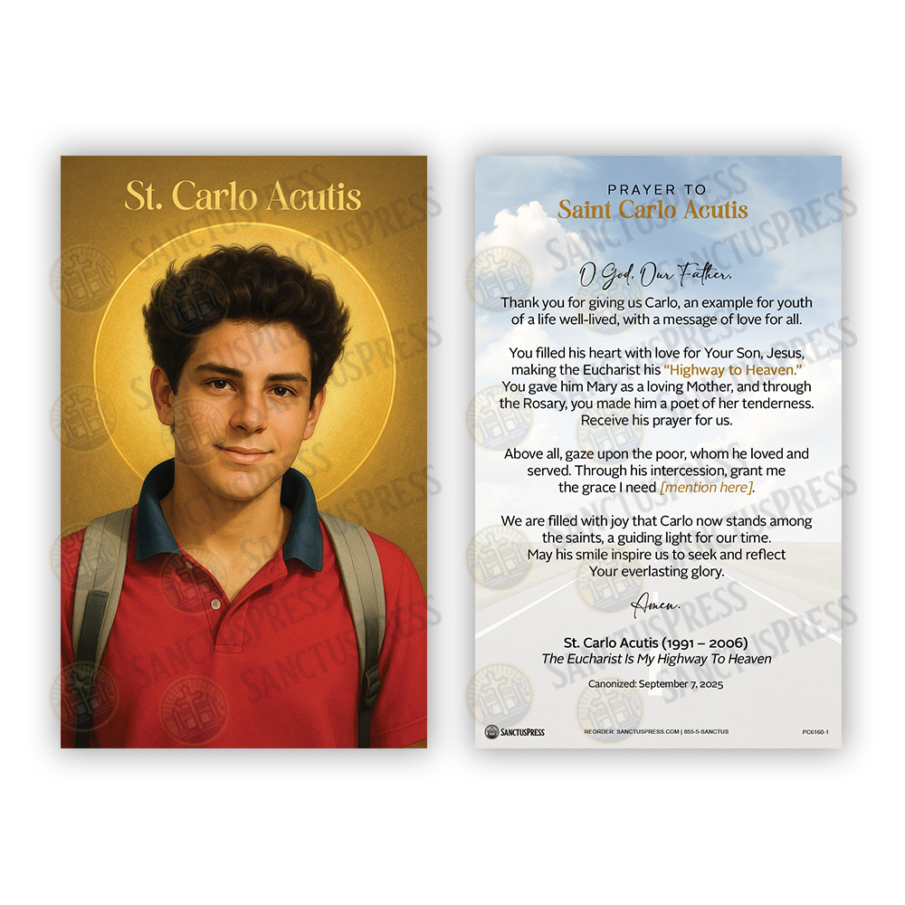 St. Pier Giorgio Frassati & St. Carlo Acutis Prayer Cards - SanctusPress