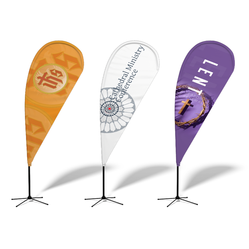 Teardrop Flag - SanctusPress