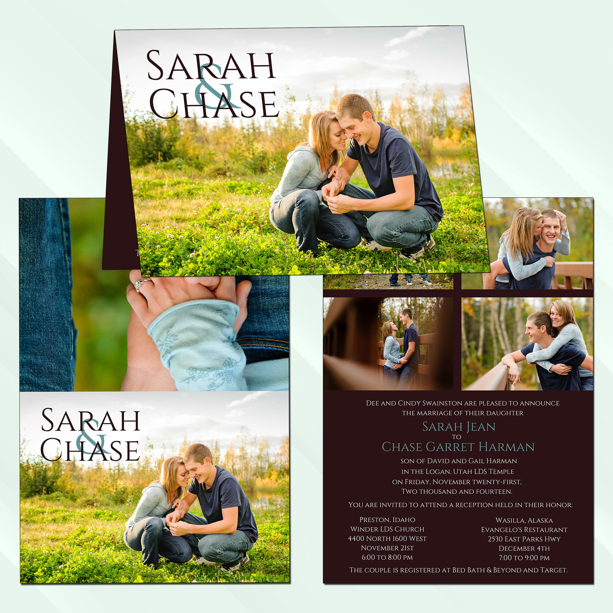 Watkins Printing, Top Foldable 2-Sided Cards